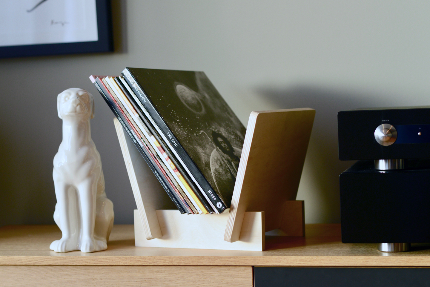 Butikk - Lydglede L1 Bjørk LP-stativ - norskprodusert | Hifisentralen